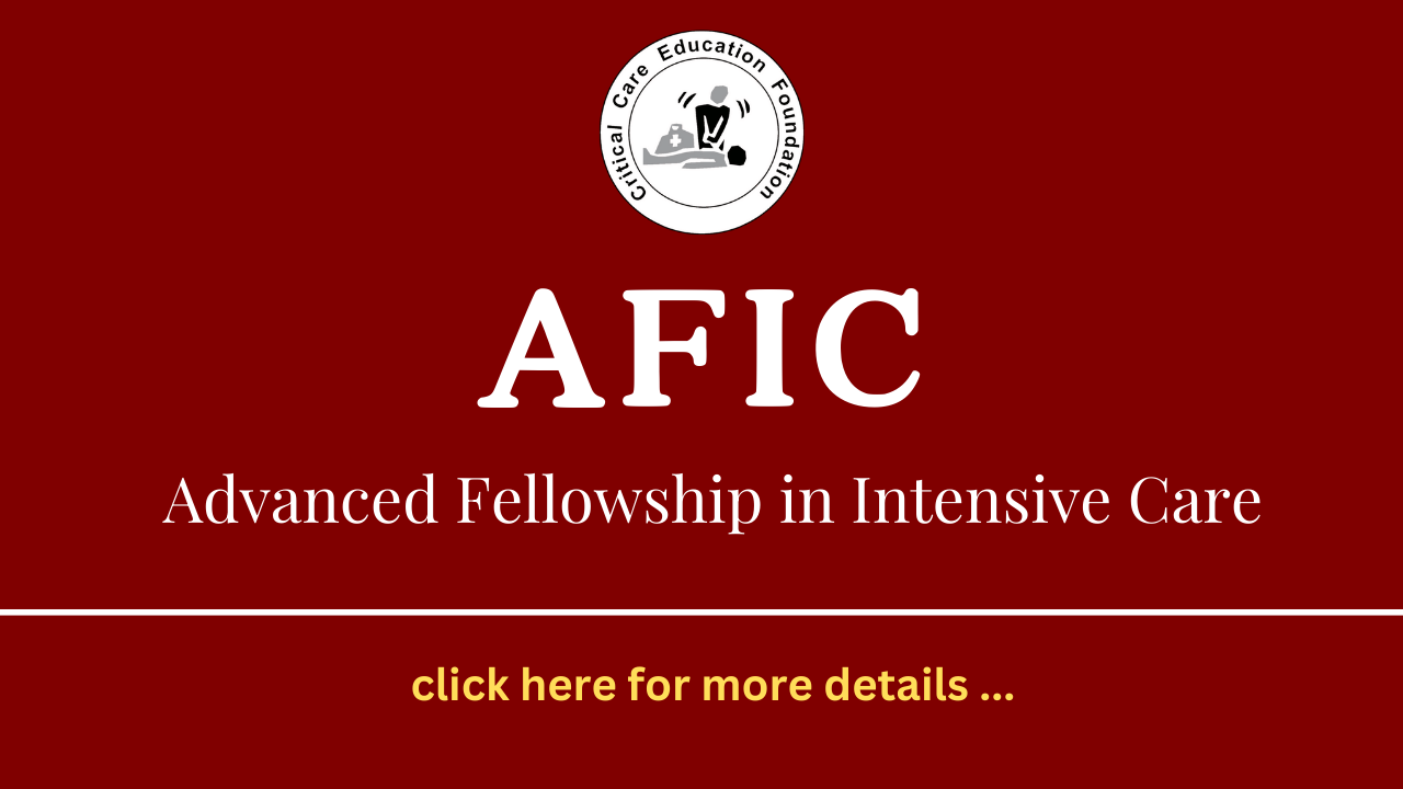 AFIC Examination – College of Critical Care Medicine